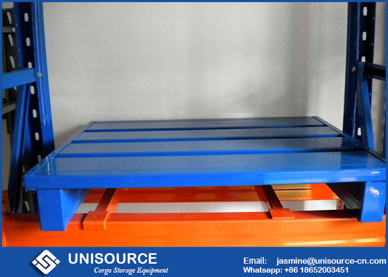 High Strength Stackable Metal Pallets Durable / Stackable For Racking System