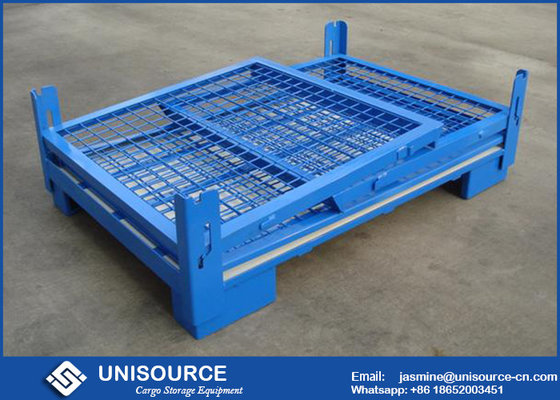 Unisource Industrial Foldable Metal Box 500 Kg - 2000 Kg Load With Flexible Wheels