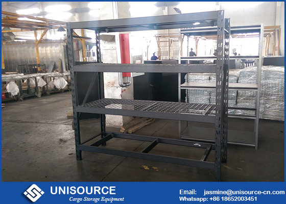Adjustable Warehouse Storage Racking 1955 X 609 X 1828Mm With Interlocking Wire Decks