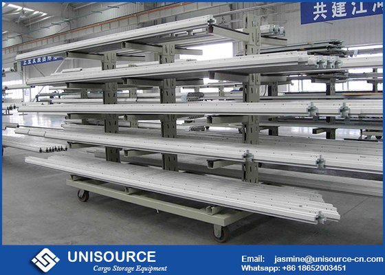 Heavy Duty Cantilever Racking Systems , Steel Cantilever Racks For Storing Long Rolls