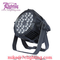 China IP65 RGBWA 18LED PAR Light,Waterproof LED PAR64 5in1 LED Stage Lighting supplier
