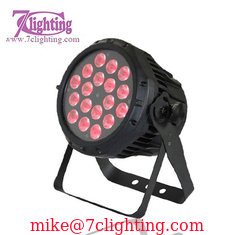 China IP65 QuadPAR 18RGBW 18x12W Stage LED Parcan supplier