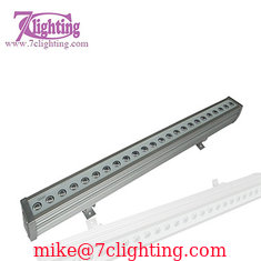 China Waterproof 24x3W Tricolor LED Wall Washer IP65 Daisy Chain Linking Wash BAR Lighting supplier