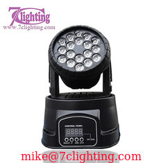 China 18x3W Mini Moving Head Wash supplier