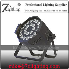 China RGBWA-UV 6in1 LED PAR 64 Can Stage Spotlighting 24X18W Hex supplier