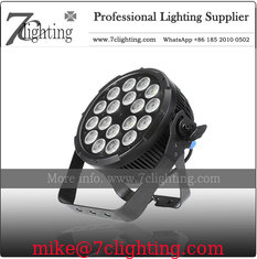China Round Parcan 18X12W LED PAR Light RGBW with Strobe Dimming Change Lighting Effect supplier