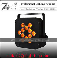 China New Wireless DMX 2.4GHz WiFi 9X18W RGBWA-UV Battery LED PAR Light for Event Wedding supplier