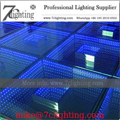 China Mirror LED Dance Floor Packages Event Wedding 3D Optical Illusions Dancing Floor supplier
