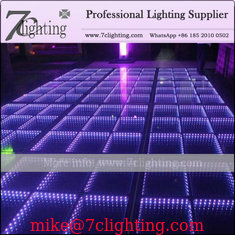 China 10FT X 10FT LED 3D Dance Floor Panels for Club Event Wedding Floor Decor. supplier