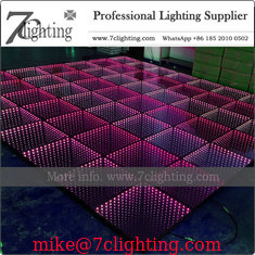 China 12FT X 12FT Size 3D LED Dance Floor Kit Event Lighting Packages supplier