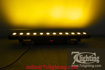 Flicker-Free LED Spotlight 16bit Dimming 24x15W LED Bar RGBWA Colors Wash Floor Standing TV Studio LED Flood Light supplier