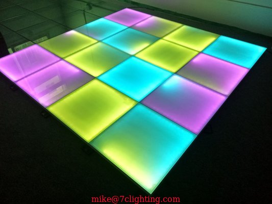 50 x 50cm LED Brick Dance Floor Light Glowing LED Dance Floor installed for Disco Nightclub Stage supplier