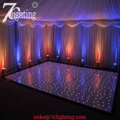 Starlit LED Dance Floor Pannel 60x60CM Twinkling LED Dance Floor for Event,Stage,Nightclub Floor Lighting Decoration supplier
