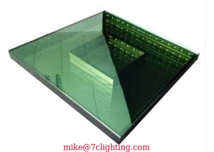 Mirror LED Dance Floor Two Glowing Dancing Floor 50CM by 50CM Floor for Event,Stage,Nightclub Setup supplier