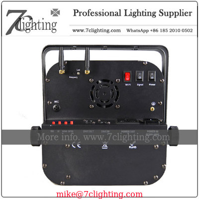 9LEDs RGBWA-UV Flat LED PAR Light Battery Powered Wireless WiFi Control LED up-Lighting Stage Light supplier