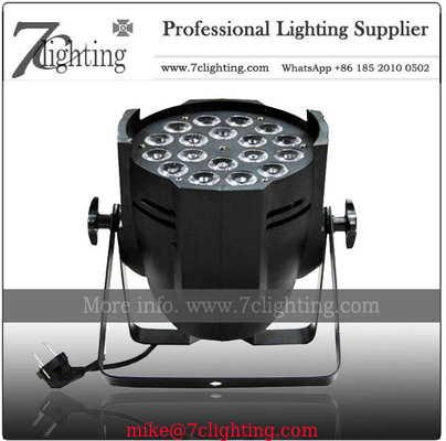 DMX Quad PAR 18X12W RGBW LED PAR Light Wash Lighting supplier