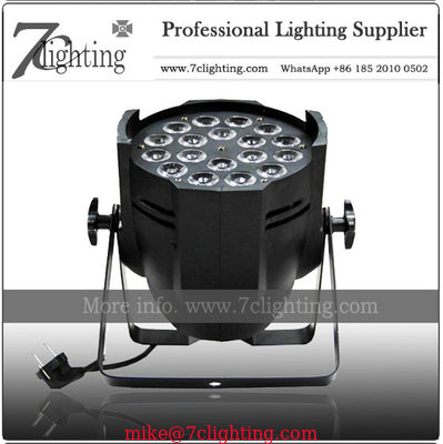 Hex PAR 18X18W LED PAR Light RGBWA-UV 6in1 DMX512 LED Wash PAR Can supplier