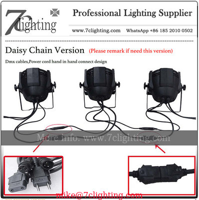 RGBWA-UV 6in1 LED PAR 64 Can Stage Spotlighting 24X18W Hex supplier