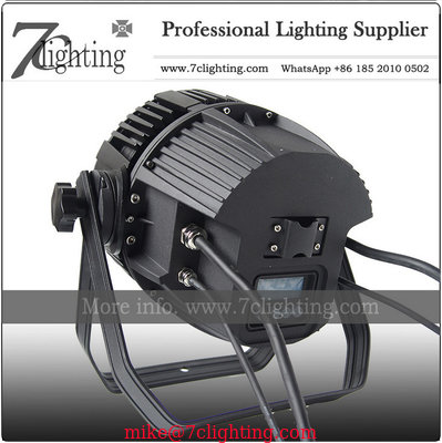Quad LED 18X12W PAR 64 Spotlight with IP65 Waterproof Rating Silence for Theater, TV Studio supplier