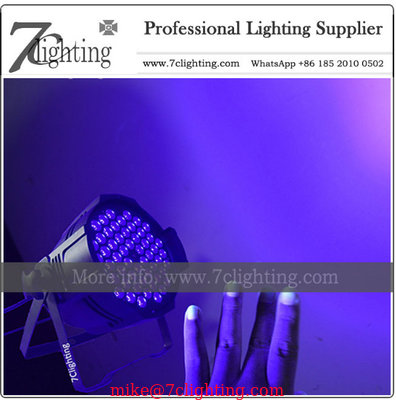 LED Blacklight 162W UV LED PAR 64 Party Lighting supplier