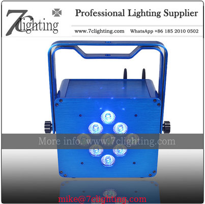 New Wireless DMX 2.4GHz WiFi 9X18W RGBWA-UV Battery LED PAR Light for Event Wedding supplier