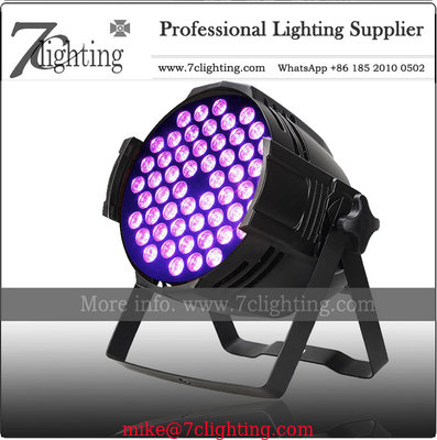 RGBW Colorsful Lighting 54X3w LED PAR 64 DMX Stagelight supplier