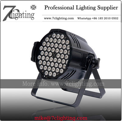 RGBW Colorsful Lighting 54X3w LED PAR 64 DMX Stagelight supplier