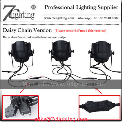 162watt RGB Colors Gradual Change 54X3w Tri LED PAR Can supplier