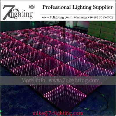 12FT X 12FT Size 3D LED Dance Floor Kit Event Lighting Packages supplier