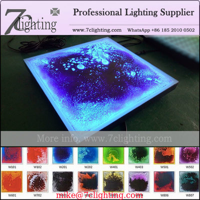 Fluid Flow LED Dance Floor Colorful Liquid Dance Floor Tile for Party Wedding Club Decor. supplier