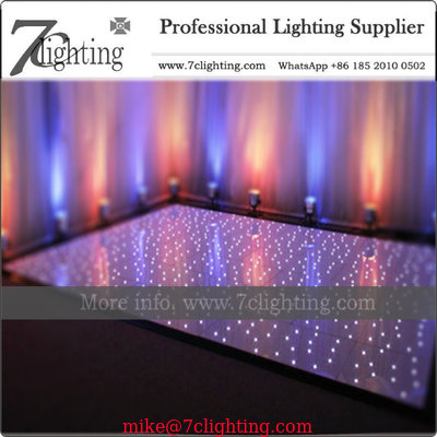 Decoration Flooring Panel RGB Starlit LED Dance Floor of Stage Lighting Equipment supplier