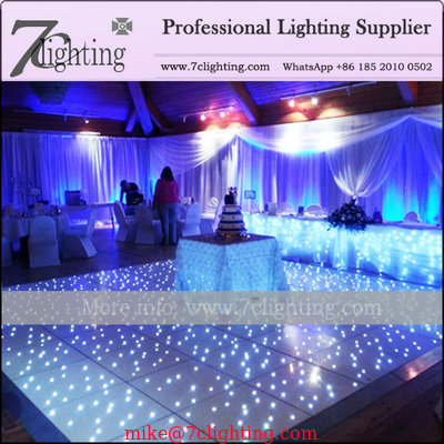 Decoration Flooring Panel RGB Starlit LED Dance Floor of Stage Lighting Equipment supplier