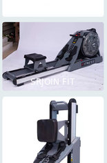 Water resistance rowing machine indoor silent foldable contraction aerobic fitness equipment gym double bucket rower