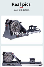 Water resistance rowing machine indoor silent foldable contraction aerobic fitness equipment gym double bucket rower