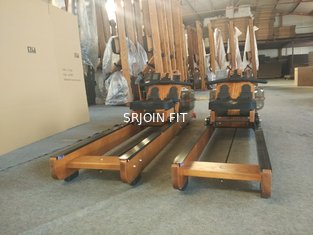 adjustable water wooden rowing machine Germany quality