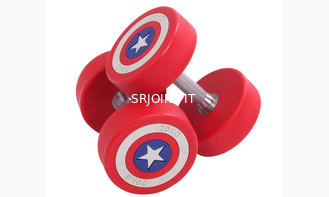 American captain dumbbell gym using dumbbells