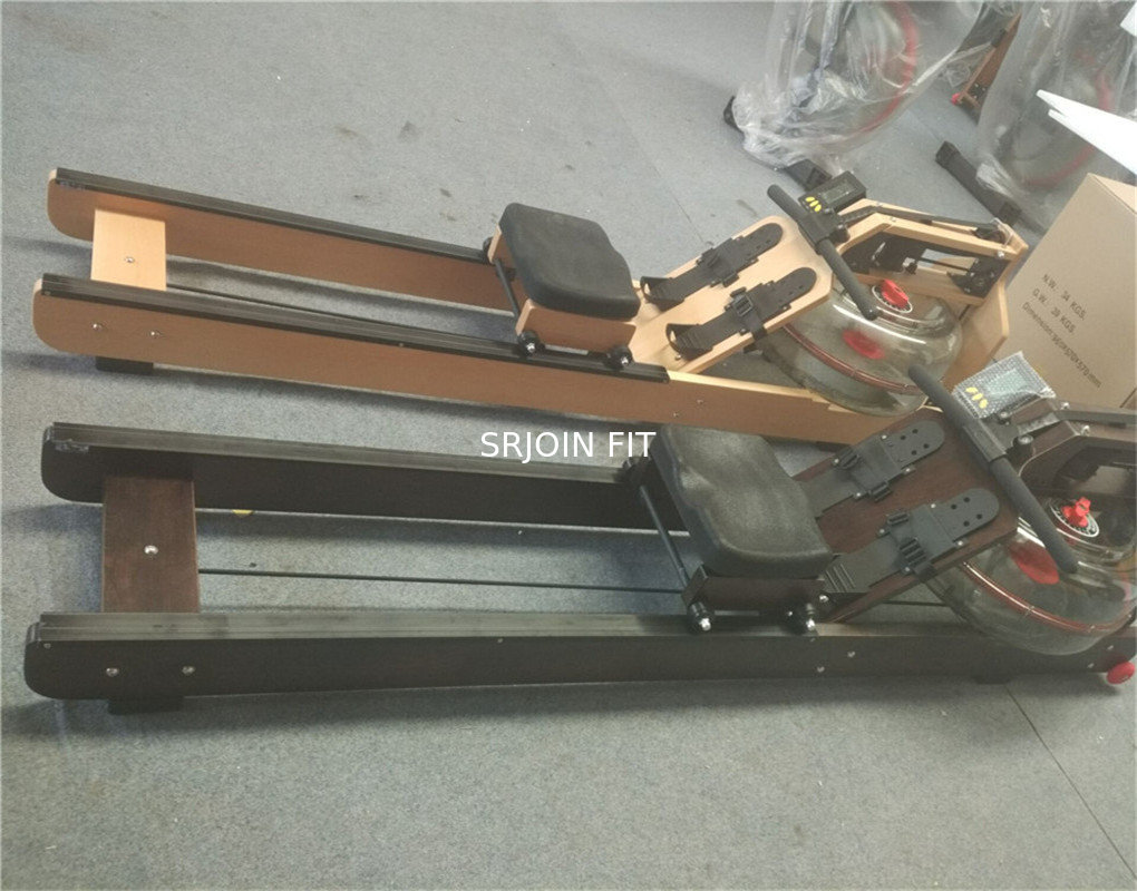 Germany quality water rower/walnut water rowing machine