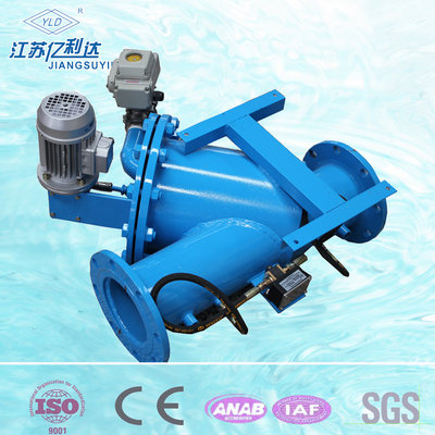 Y Type Brush Type Industrial Water Filters Automatic Rotating Brush Filter