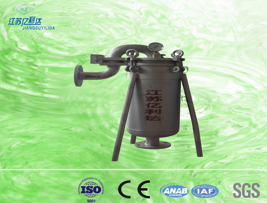 Stainless steel Bag Filter For Water Treatment With Basket Strainer Housing