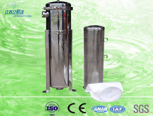 Stainless steel Bag Filter For Water Treatment With Basket Strainer Housing