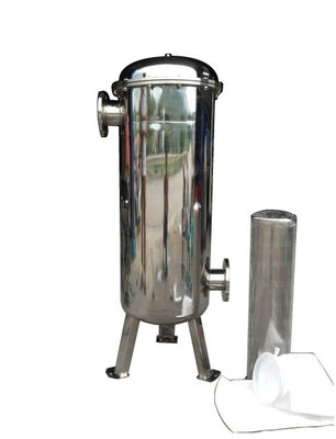 DN125mm Bag Filter For Water Treatment Mineral Water Treatment Use