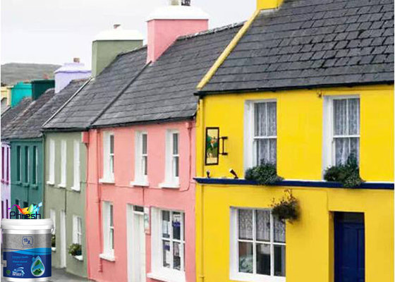 Moisture Proof  Water Based Exterior Paint Outside House Paint Single Component