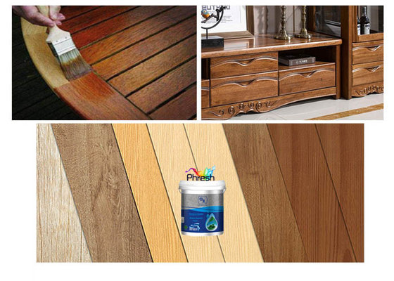 Durable Water Based White Pigment Primer Water Resistant Varnish For Wood