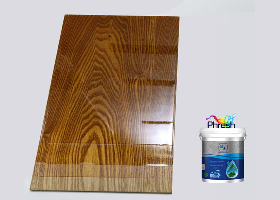 Low Carbon Clear Water Based Wood Coating Moisture Proof 2K Solid Color Top