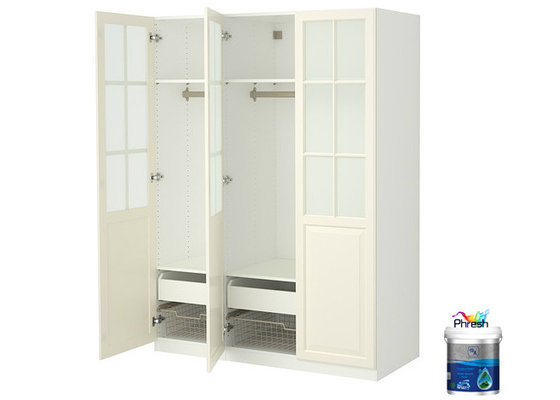 White Pearl Two Component Paint Clear Lacquer Paint For Kitchen Cabinets
