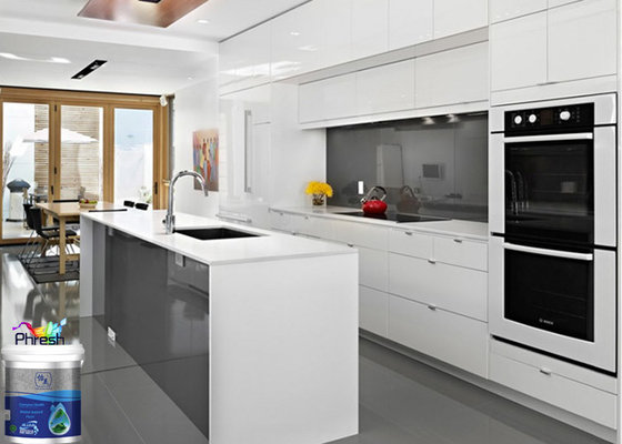 Water Resistant Water Based Wood Coating Wood Varnish Paint Glossy / Flat