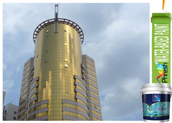 Outdoor Weather Proof Solvent Based Glass Paint Anti Osmosis Smooth Surface