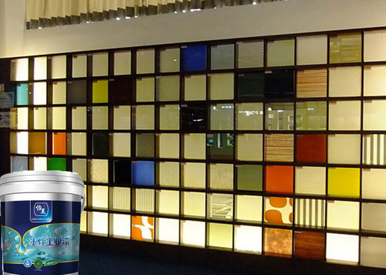 Polyurear Water Resistant Glass Paint Single Component Interior Decoration