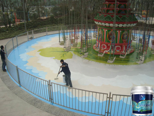 Terrazzo Resists Beads High Solids Epoxy Floor Paint 2 Part ISO14001 Certificate