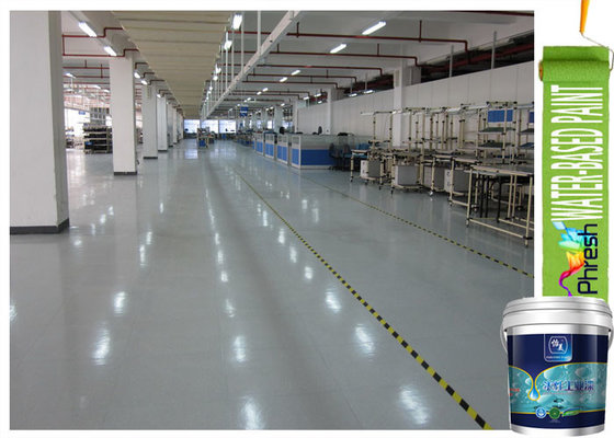 Industrial Warehouse Water Based Epoxy Floor Paint Weight Resistance Epoxy Type